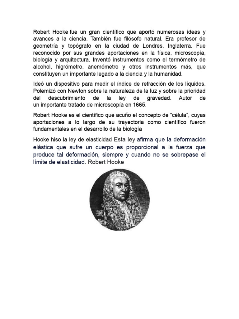 Robert Hooke | PDF