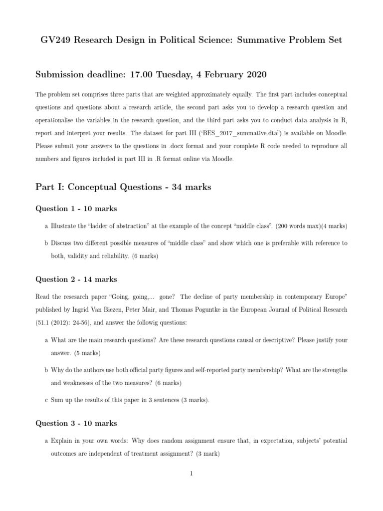 Problem Set-2 | PDF