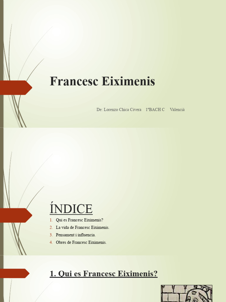 Francesc Eiximenis | PDF