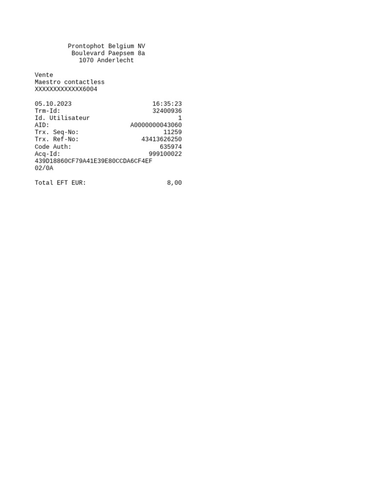 CB Receipt | PDF