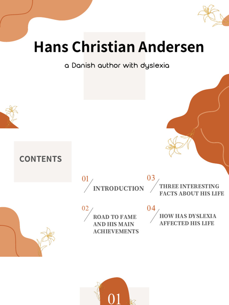 Andersen: Dyslexia and Literary Success | PDF | Art | Poetry