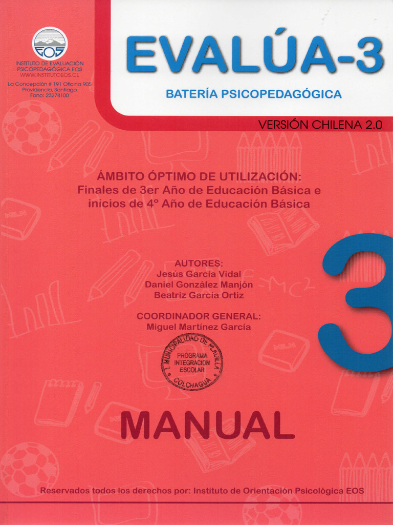 Manual Evalúa 3 | PDF