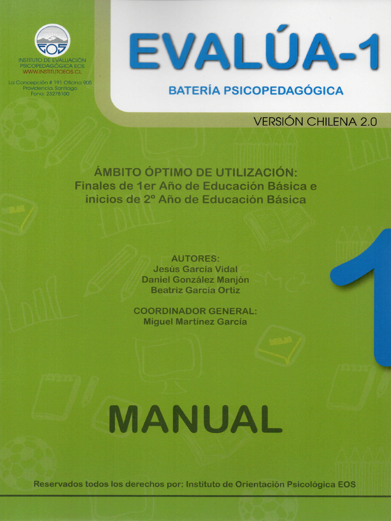Manual Evalúa 1 | PDF