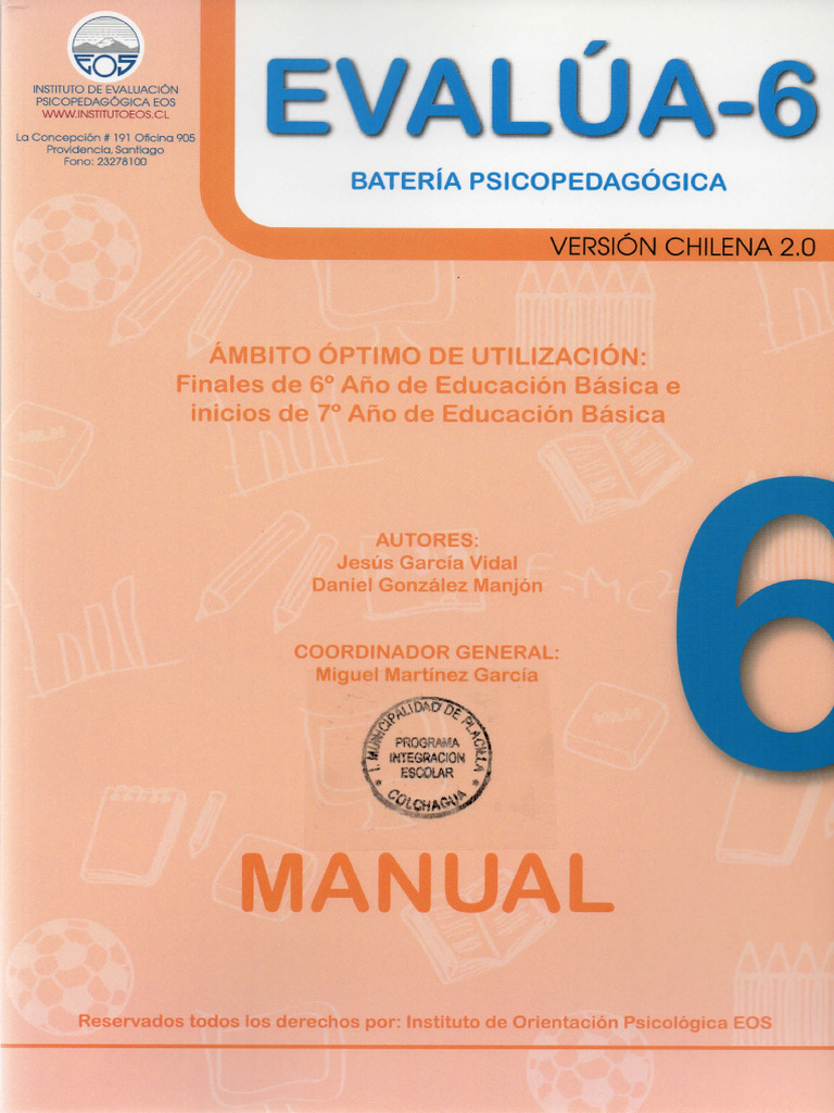 Manual Evalúa 6 | PDF