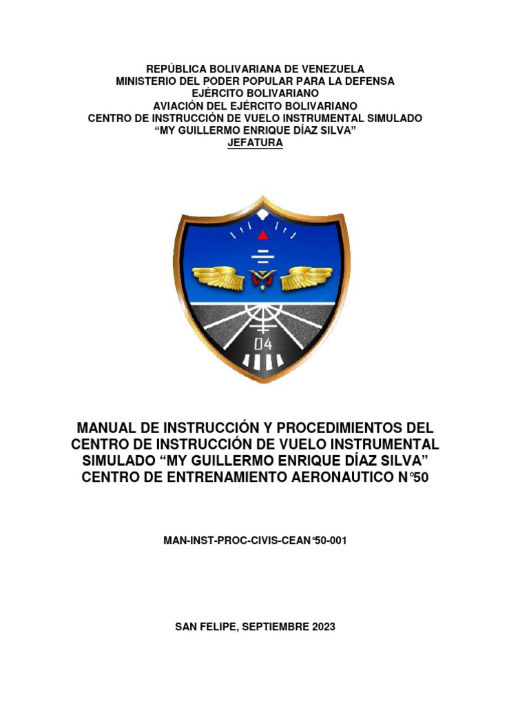 Manual de Instrucción y Procedimientos de Cea | PDF