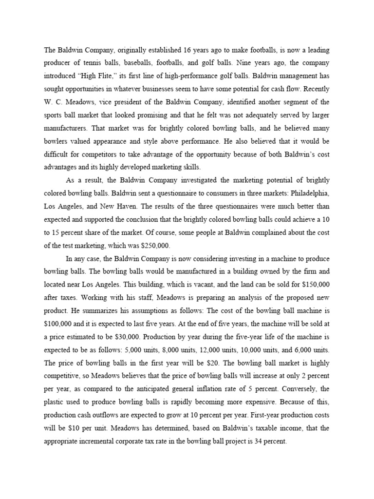 The Baldwin Company | PDF