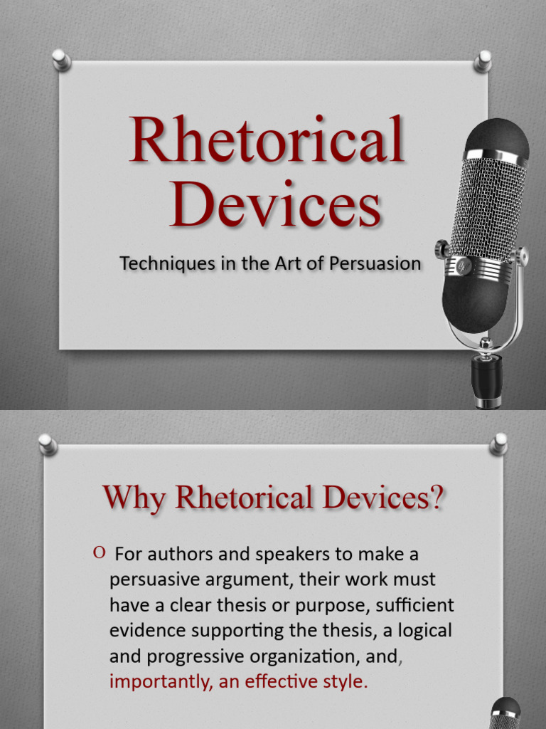 Rhetorical Devices Notes and Activites (3) | PDF