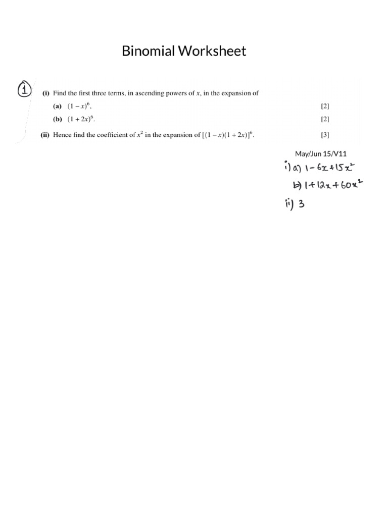 Binomial 1 | PDF
