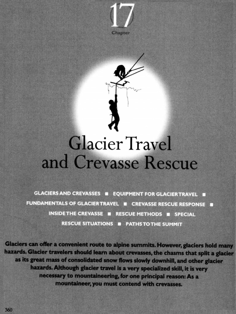 Glacier Travel & Crevasse Rescue | PDF
