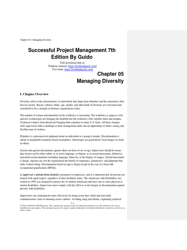 Successful Project Management 7th Edition By Guido 1 Pdf