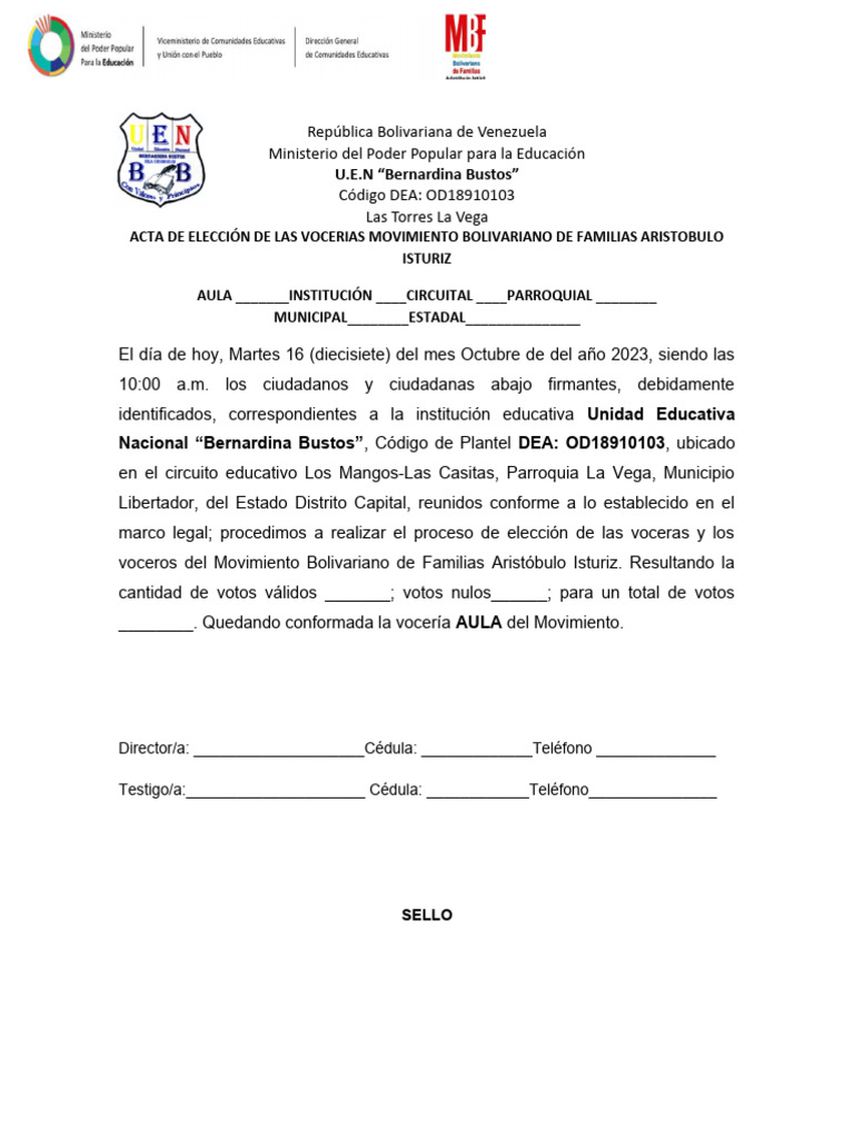 MBF Bernardina | PDF | Eventos políticos | Gobierno