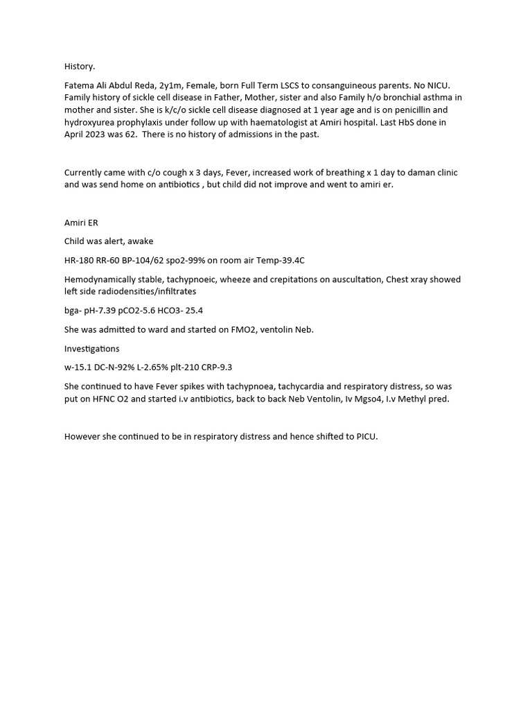 Sickle Cell Disease | PDF