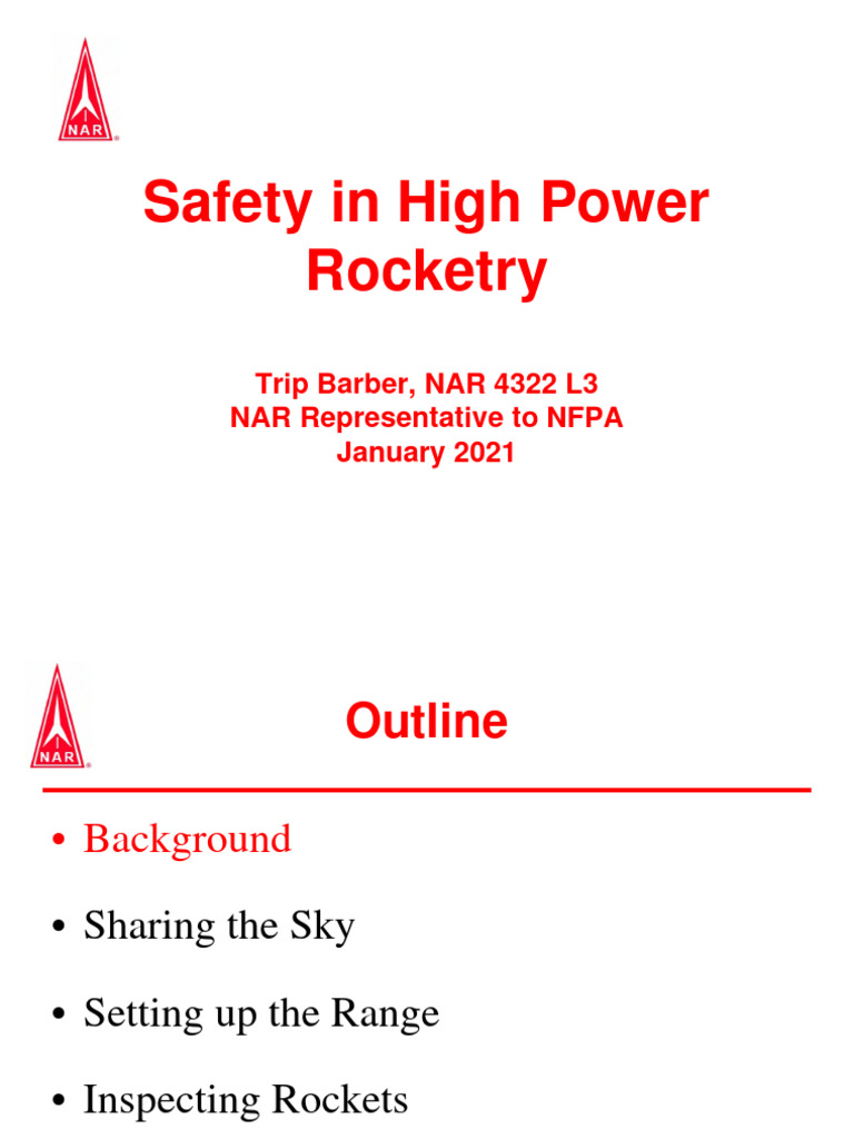 Safety in High Power Rocketry 2021 | PDF | Rocket | Air Traffic Control