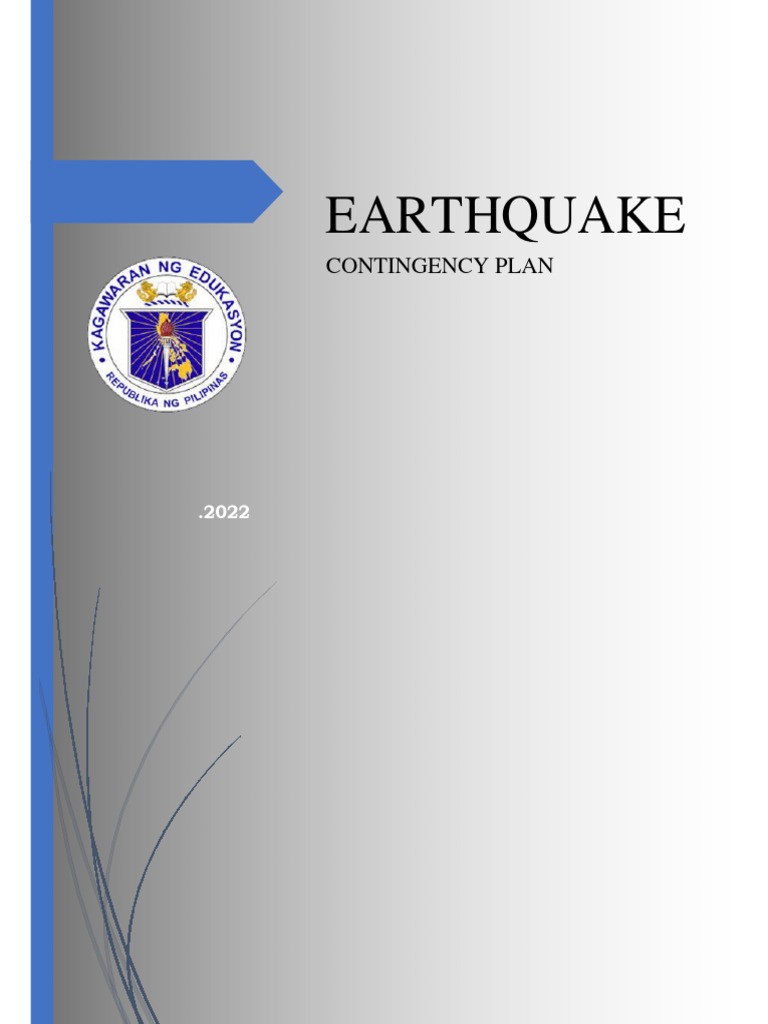 Sample ConPlan Earthquake | PDF