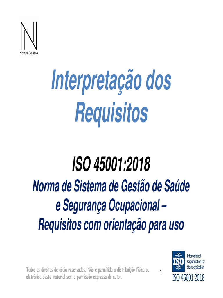 ISO+45001+-+Aula+1+-+Introdução | PDF