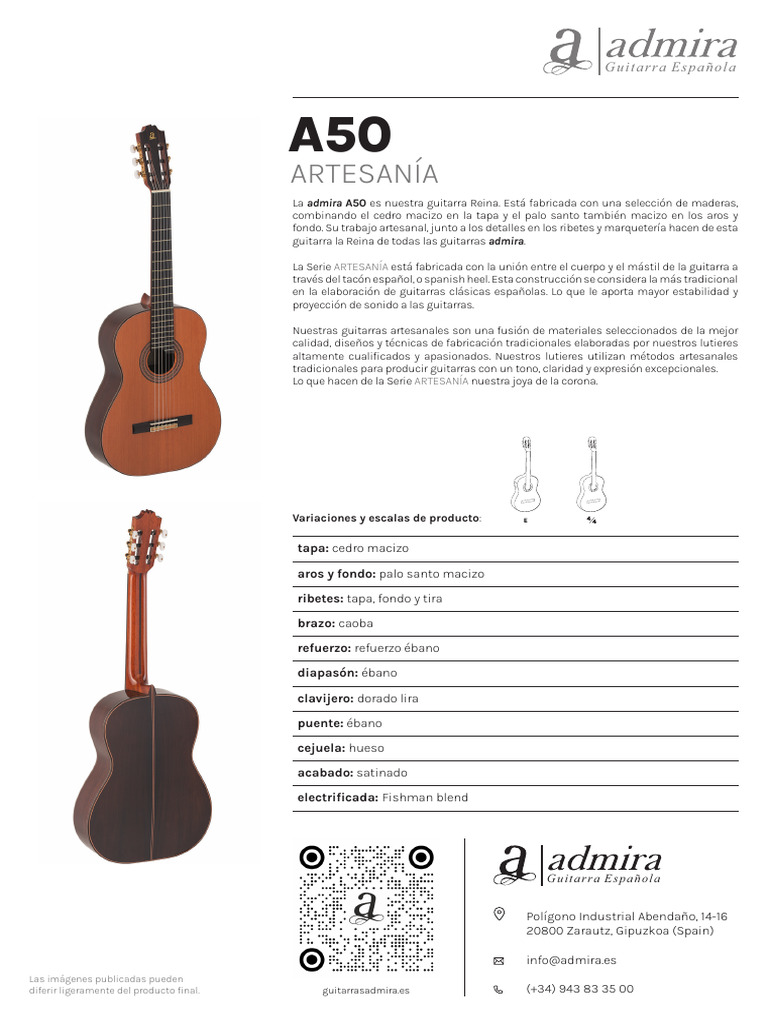 Fichas Admira A50 | PDF