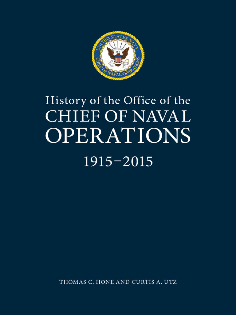 History of The Office of The Chief of Naval Operations | PDF