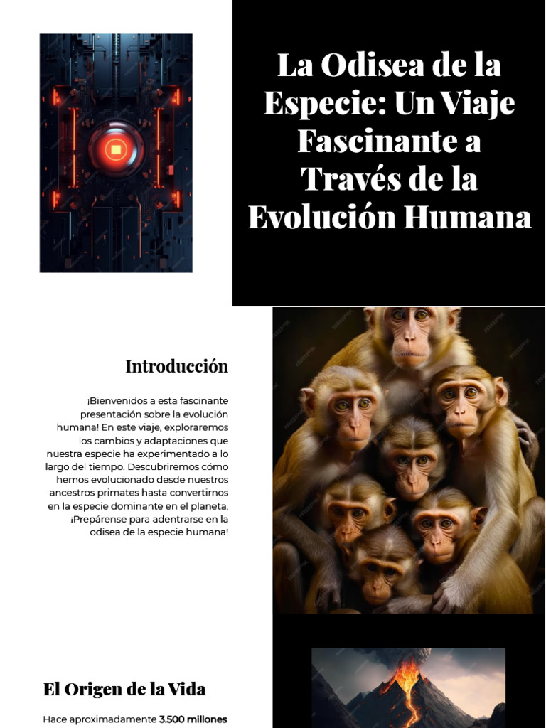 La Odisea de La Especie | PDF | Humano | Evolución