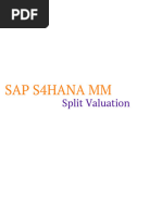 SAP MM-Step by Step Configuration of Split Valuation | PDF | Valuation ...