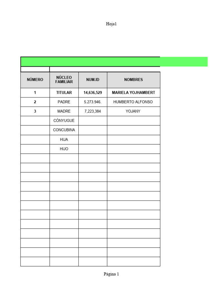 Formato Data Estructura Estadal Robinson | PDF