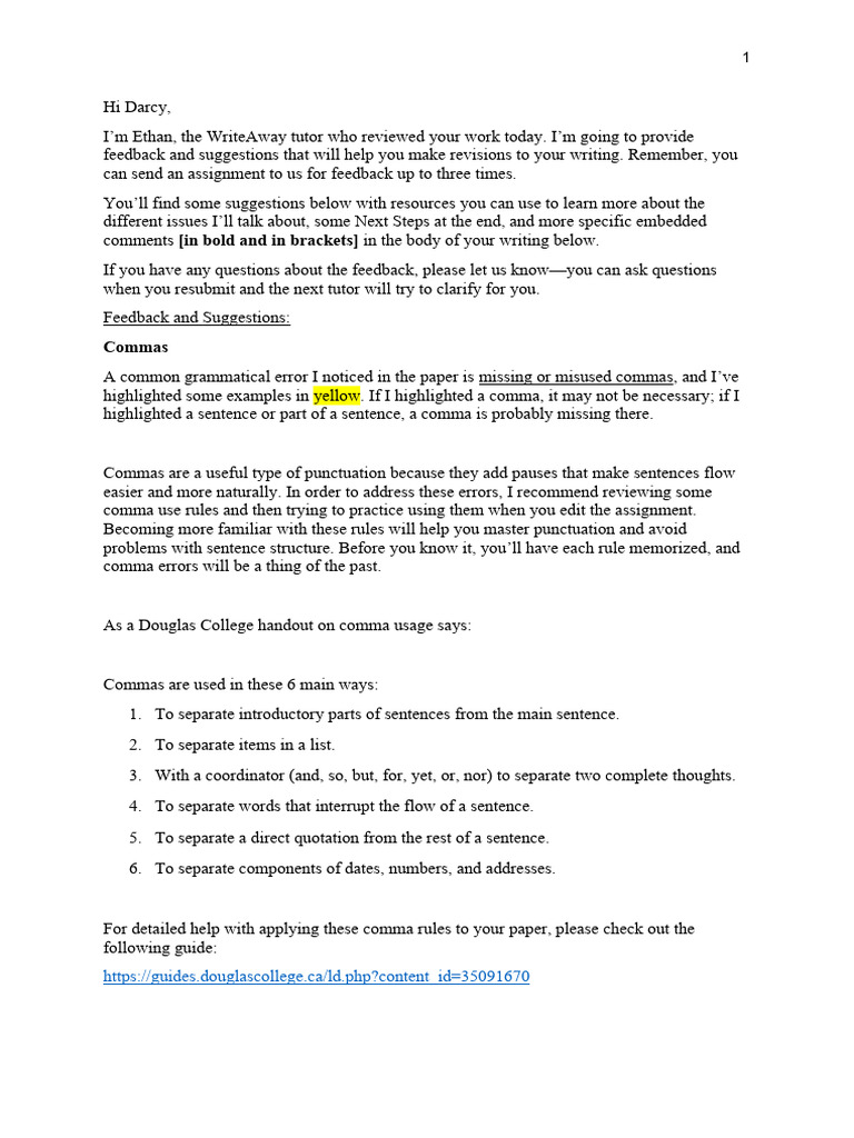 ENGL1101 Besharah Darcy Assignment 4 1 EG | PDF