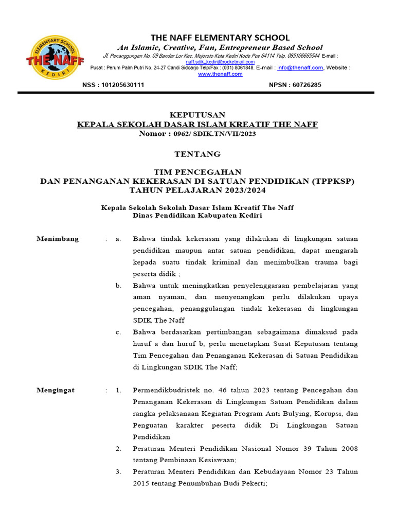 SK TPPKSP 2023 | PDF