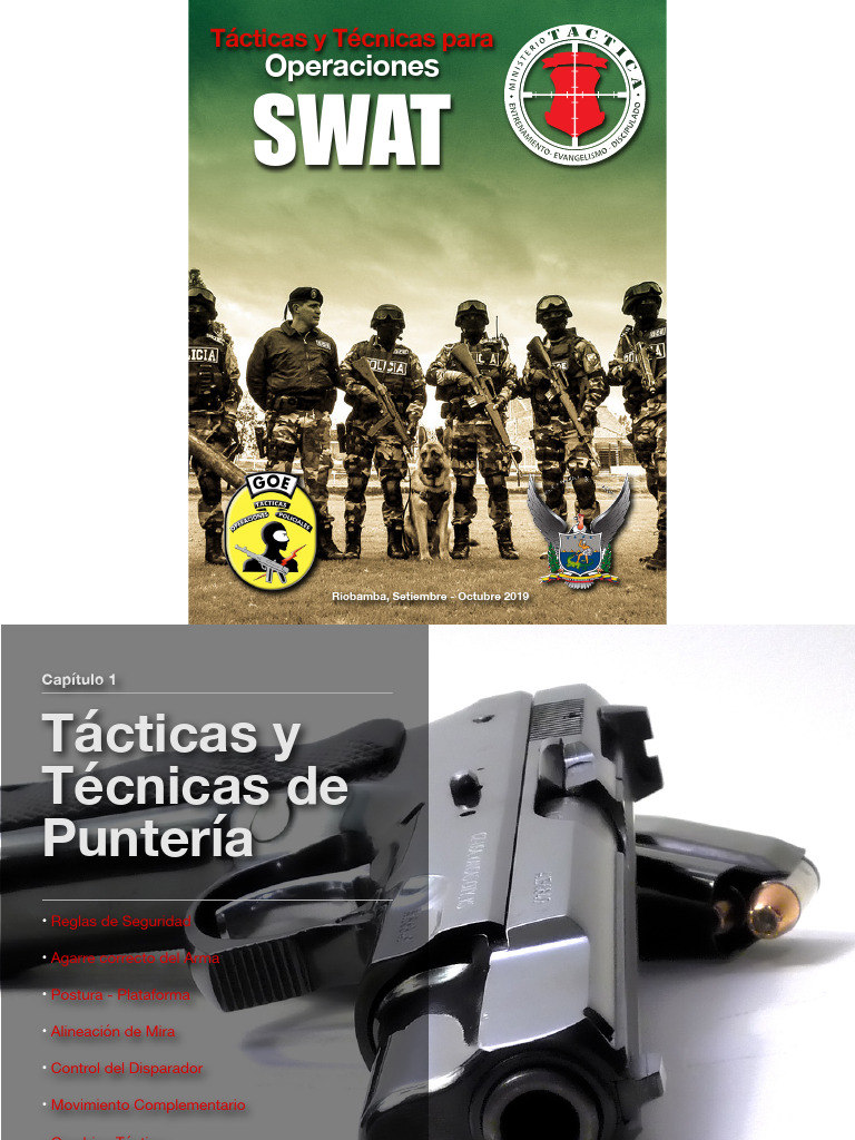 Tácticas SWAT: Puntería y Seguridad | PDF