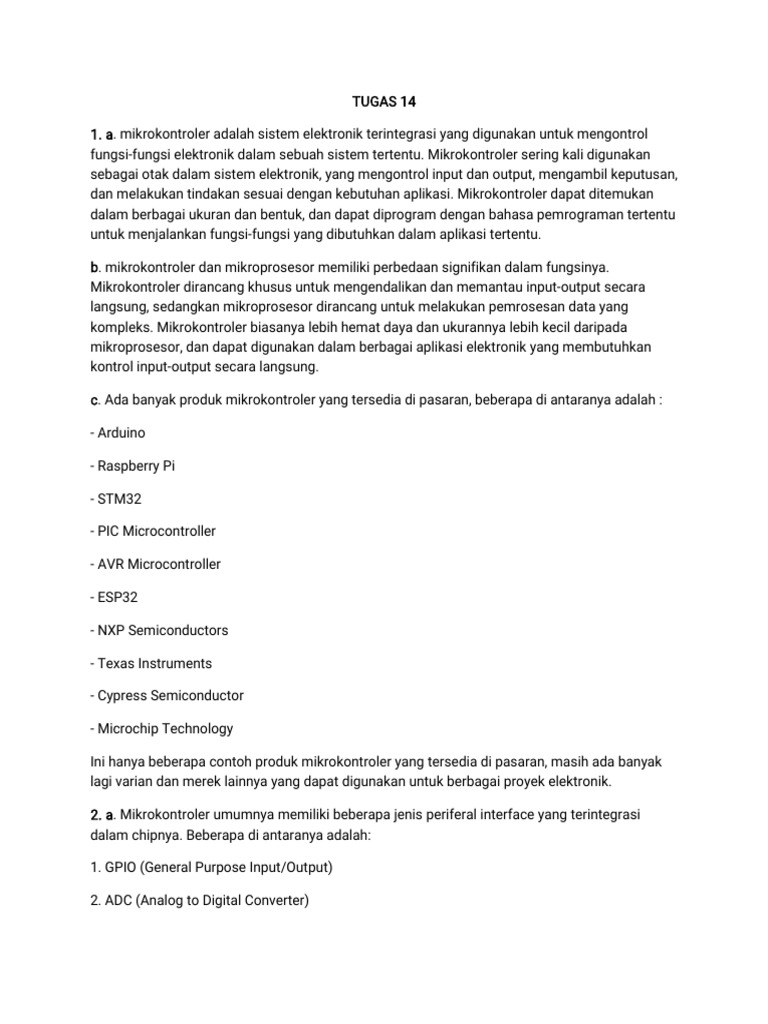 Jawaban Tugas 14 | PDF