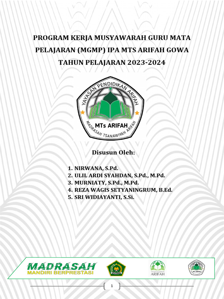 Proker MGMP Ipa 2023-2024 | PDF