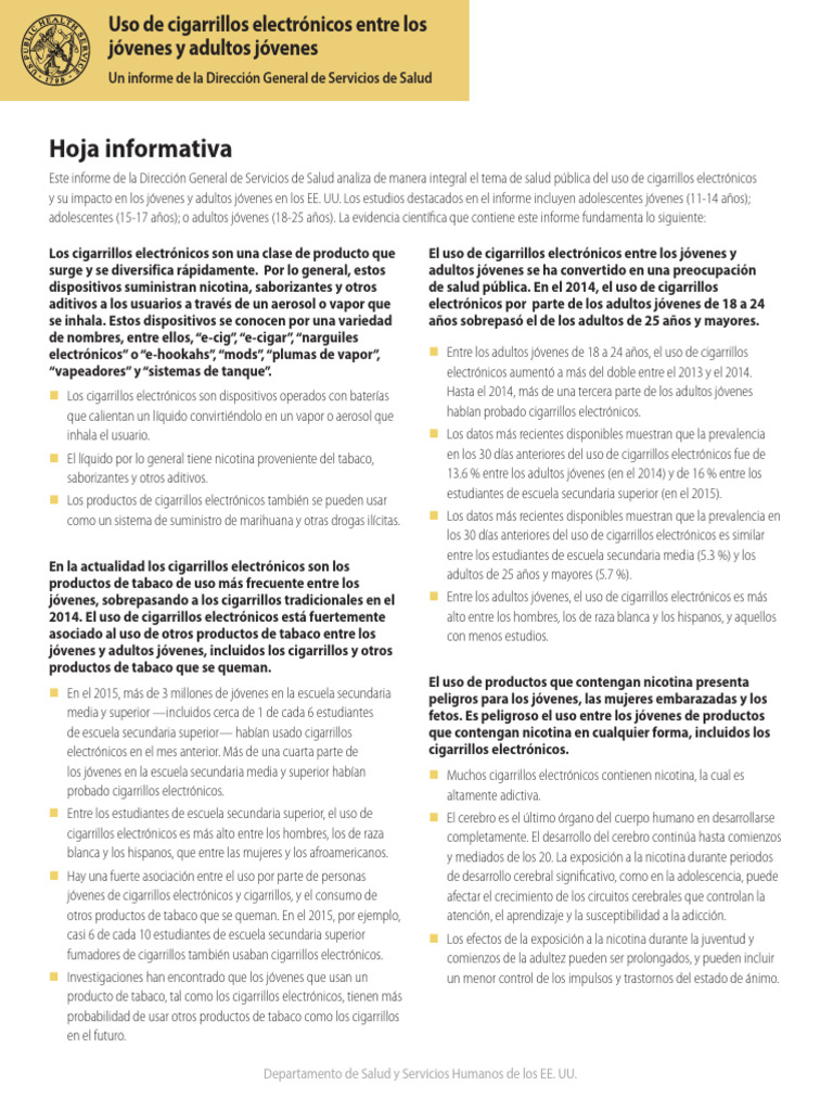 SGR16 - Spanish Fact Sheet | PDF