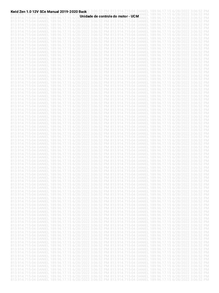 Diagrama Kwid Eng | PDF