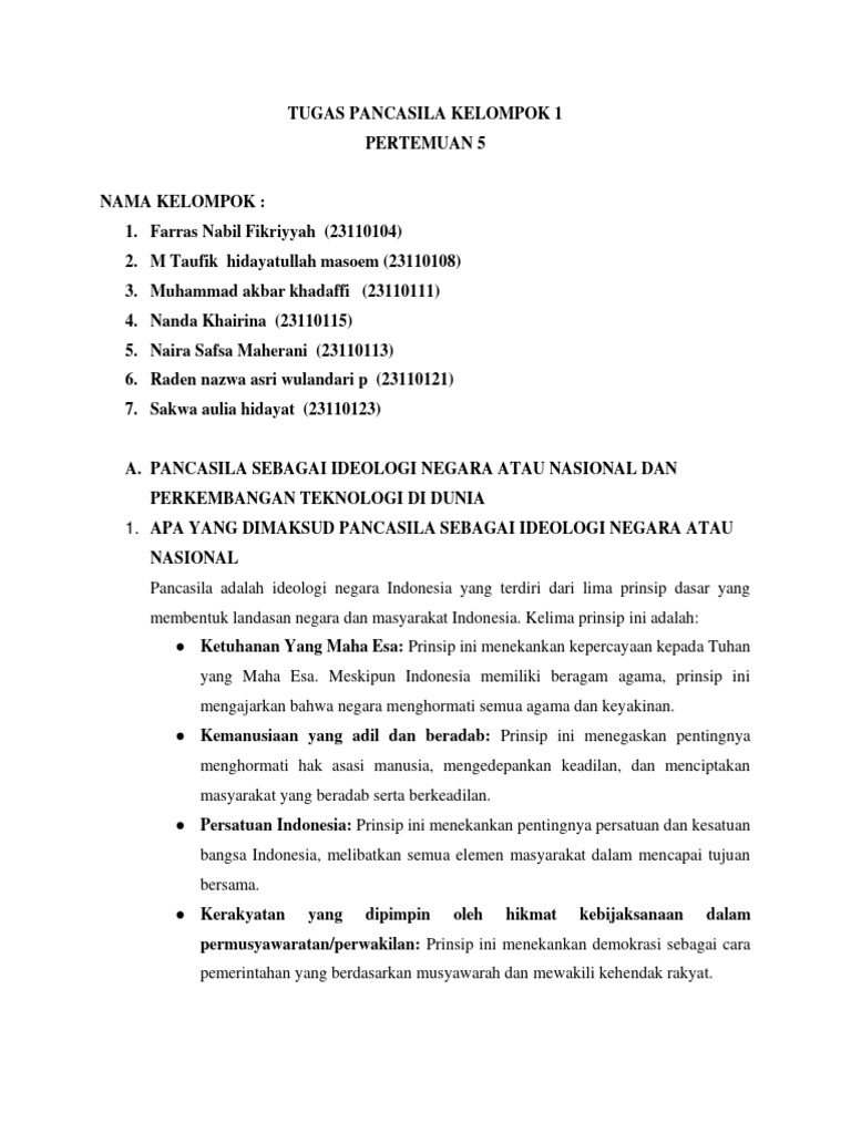 Kelompok 1 Pertemuan 5 - Compressed | PDF | Politik | Ilmu Sosial