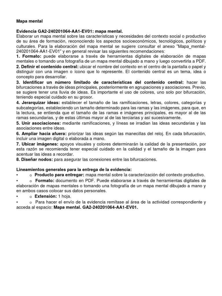 Mapa Mental - 2 | PDF