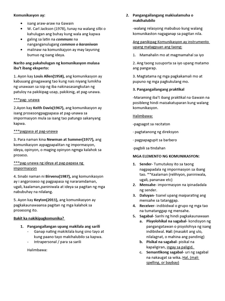 Fil Midterm Trans | PDF