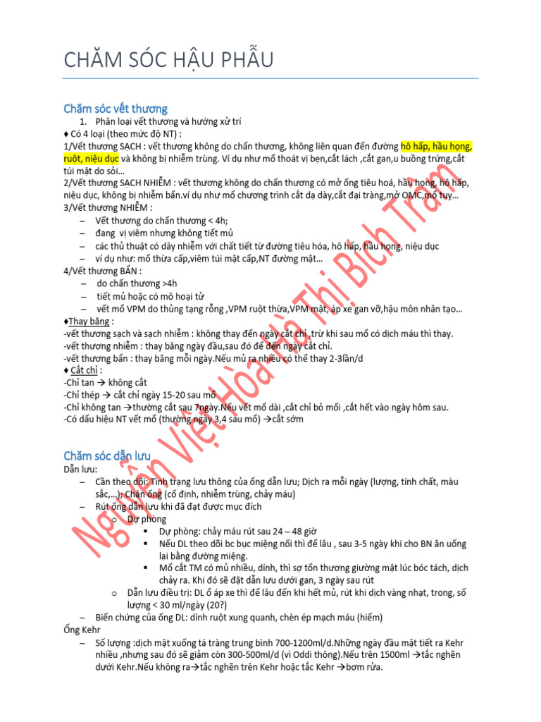 T NG H P Chưa Bao G M Folder Slide + Phac Do Dhyd | PDF