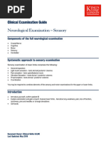 Upper Limb Neurological Examination OSCE Checklist Geeky Medics | PDF ...