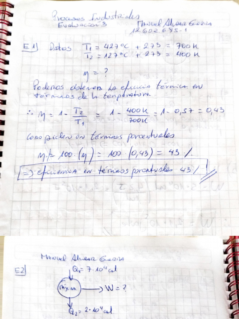 Prueba 3 Procesos Industriales | PDF