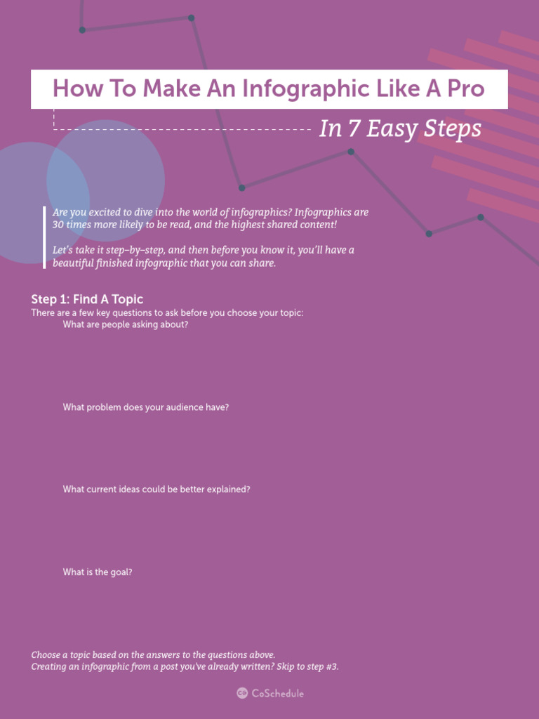 Create Infographics in 7 Steps | PDF | Infographics | Human Communication