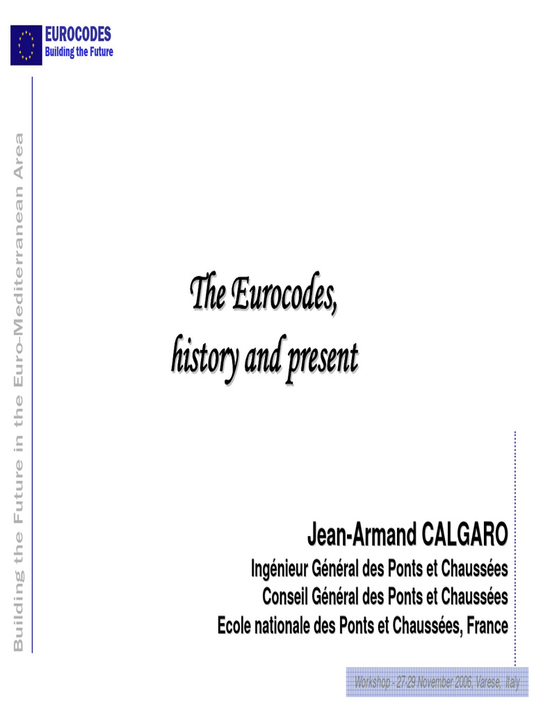 Eurocodes History | PDF | Technology & Engineering