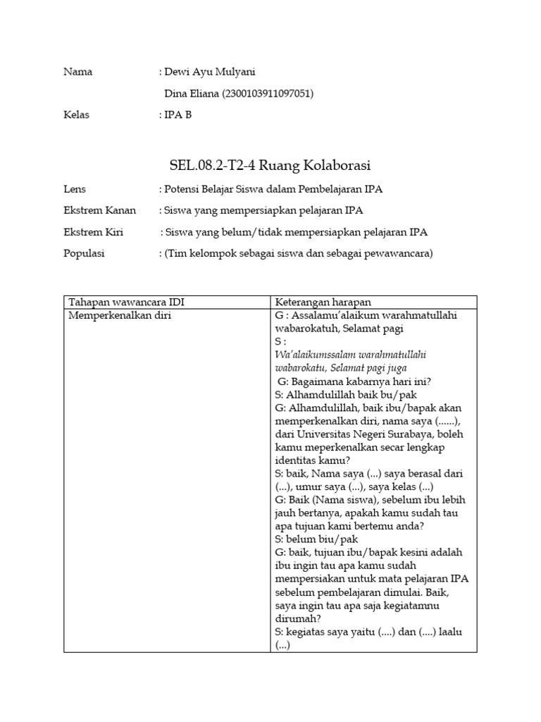 SEL.08.2-T2-4 Ruang Kolaborasi | PDF