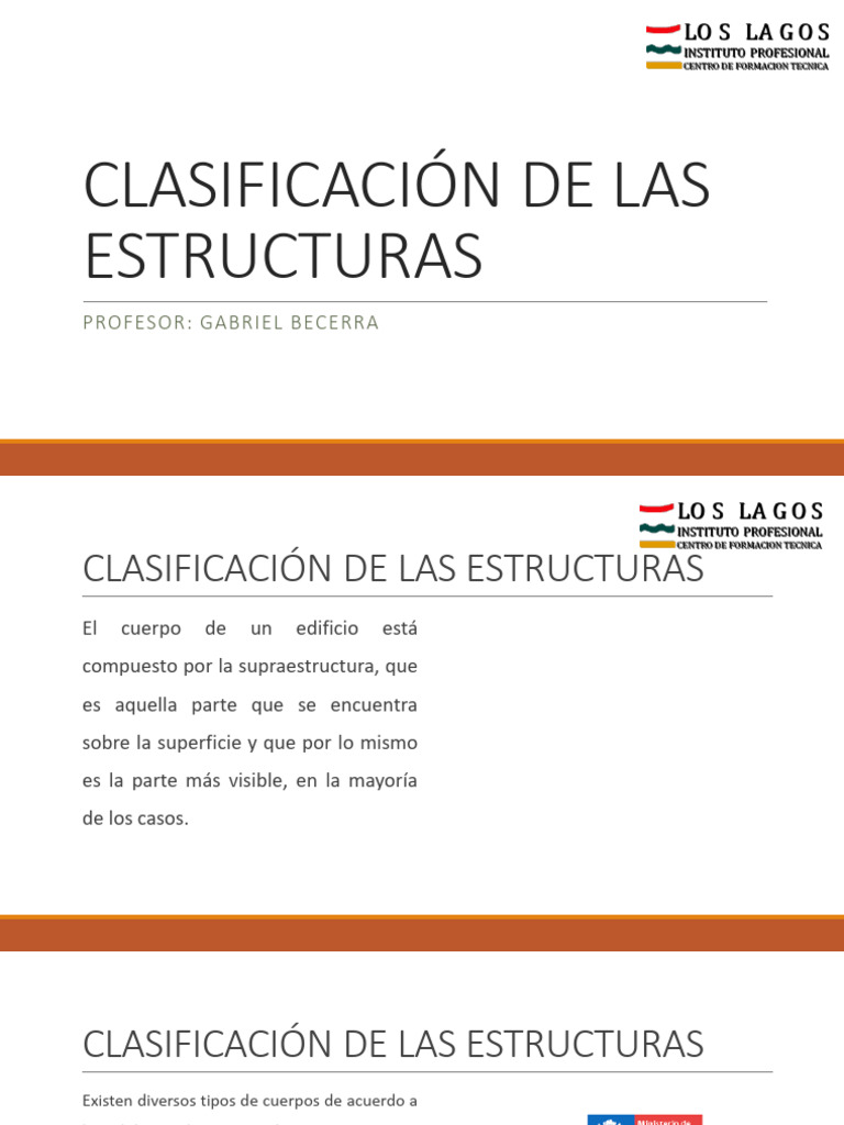 Clasificación de Estructuras en Edificación | PDF