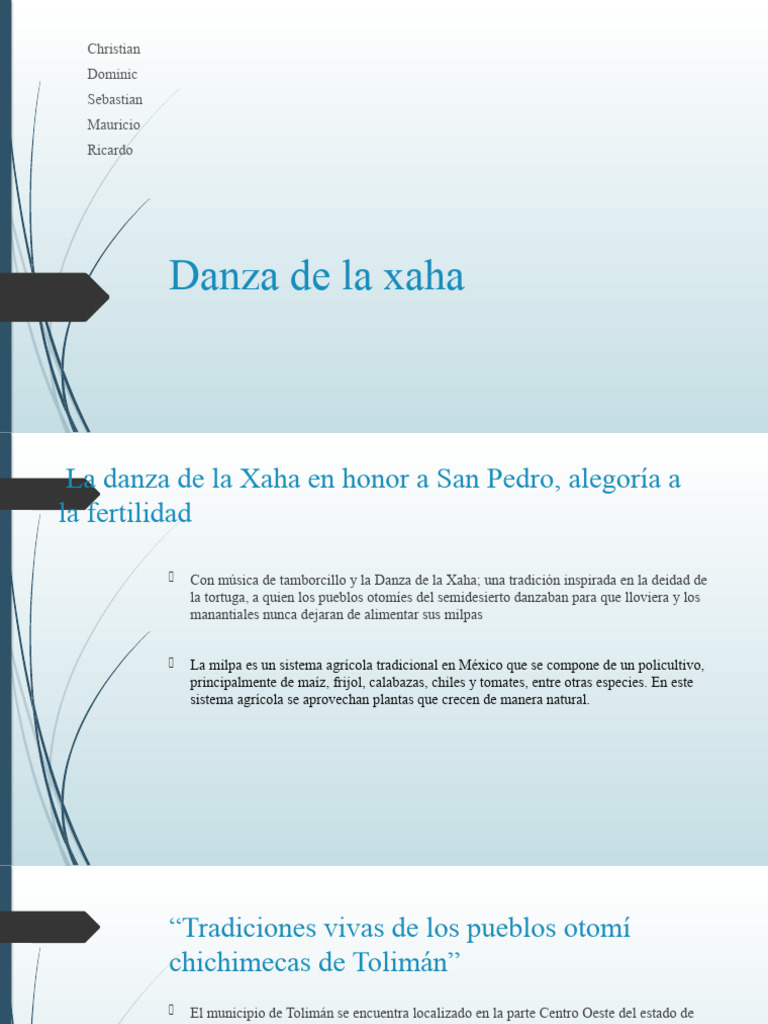 Danza de La Xaha | PDF