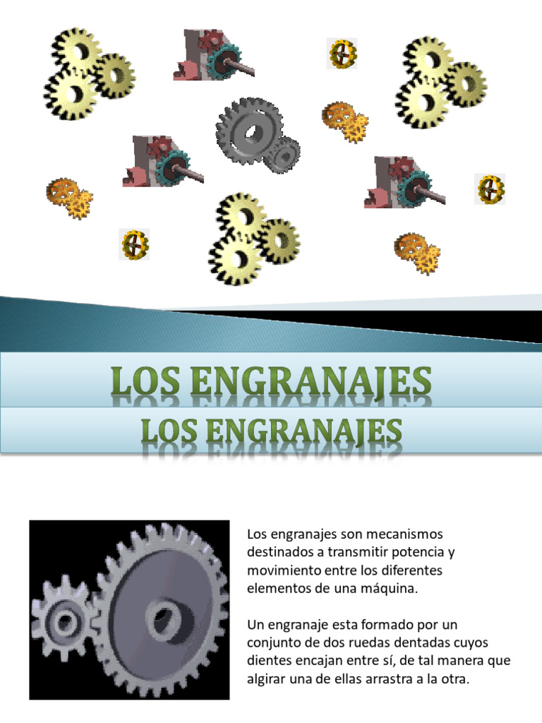 Elementos y Clasificación de Engranajes | PDF