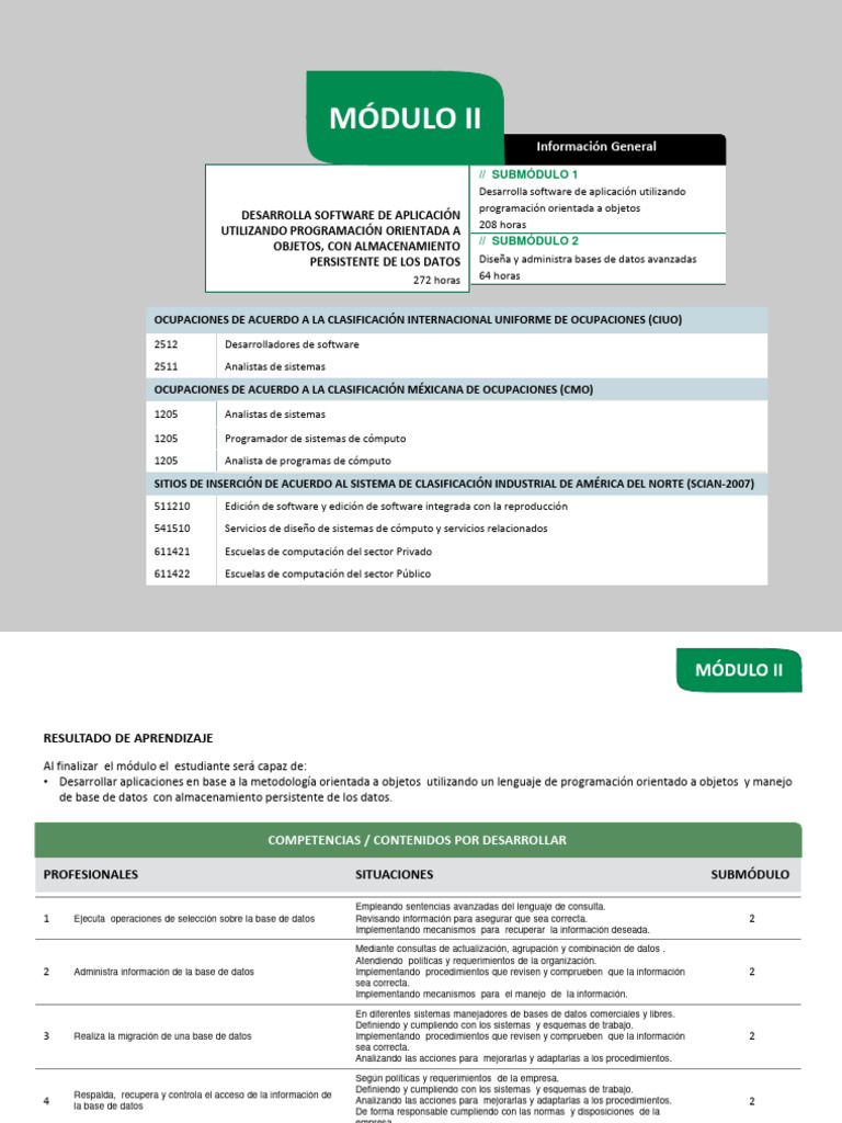Módulo Ii Desarrolla Software De Aplicación Utilizando Programación
