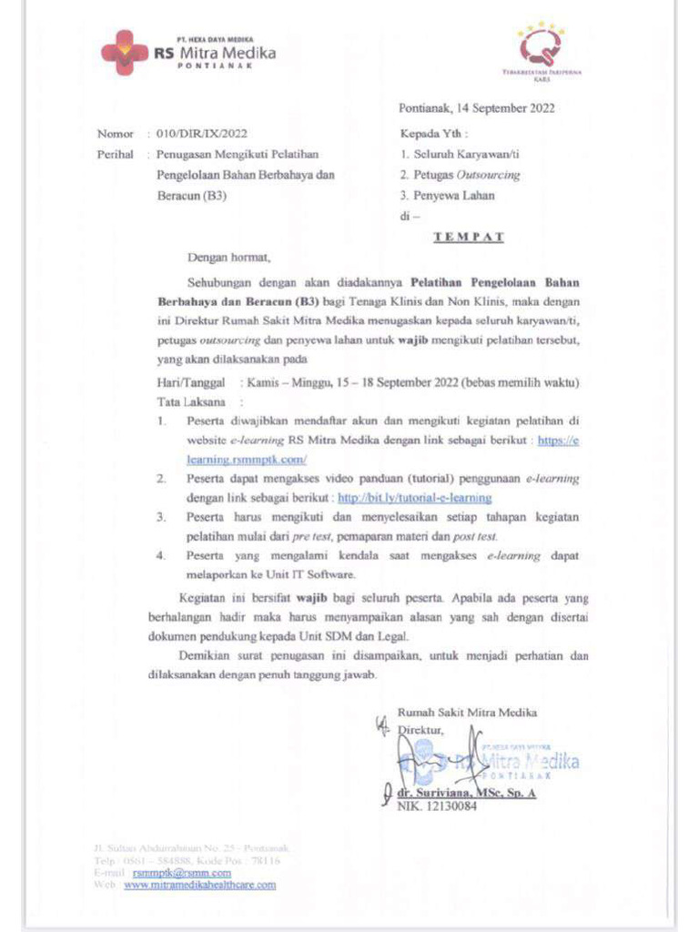 Pelatihan B3 & Code Red | PDF