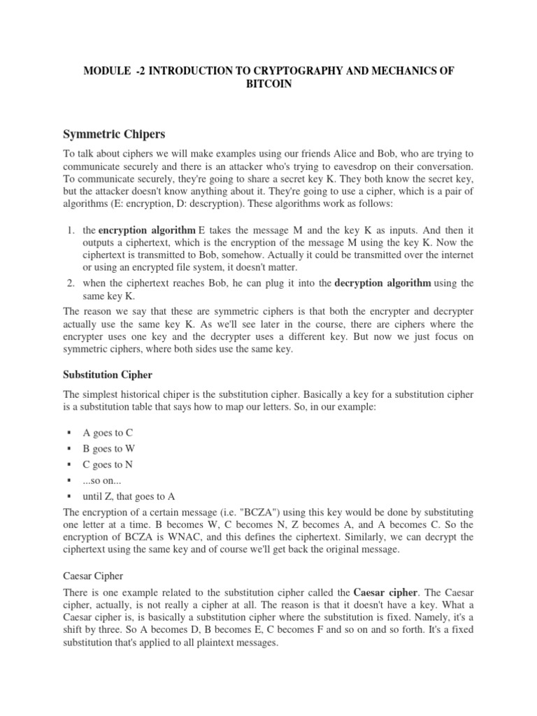 Module 2 | Download Free PDF | Cryptography | Encryption