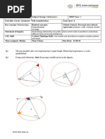 IB MYP - Mathematics Syllabus | PDF | Numbers | Equations