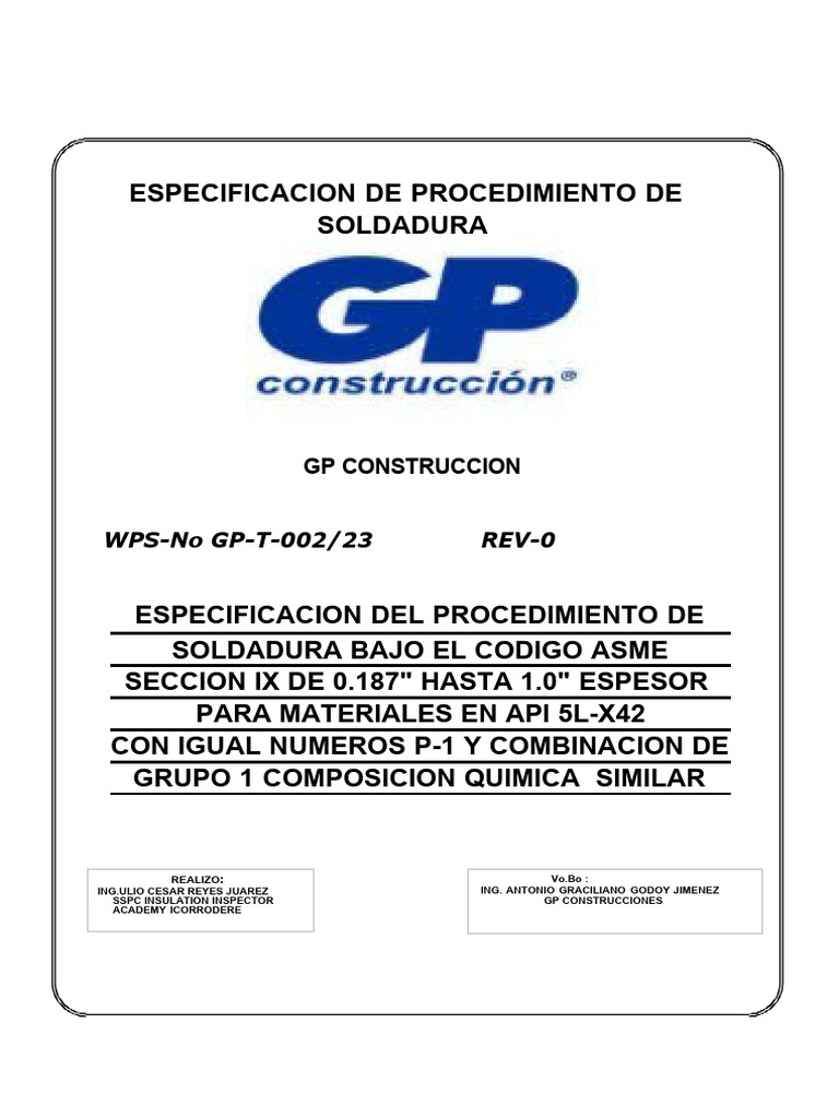 WPS GP-002-23 | PDF
