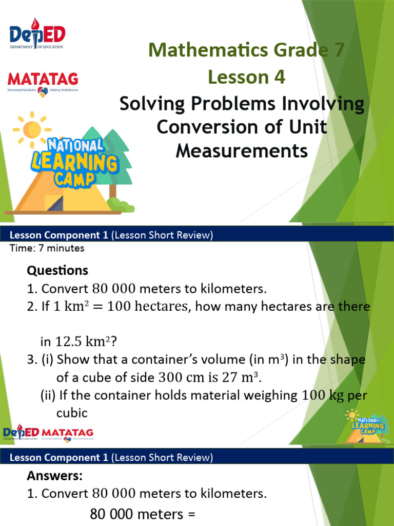 Math 7 - Lesson 4 | PDF