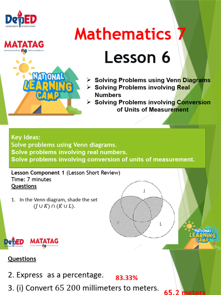 Math 7 - Lesson 6 | PDF